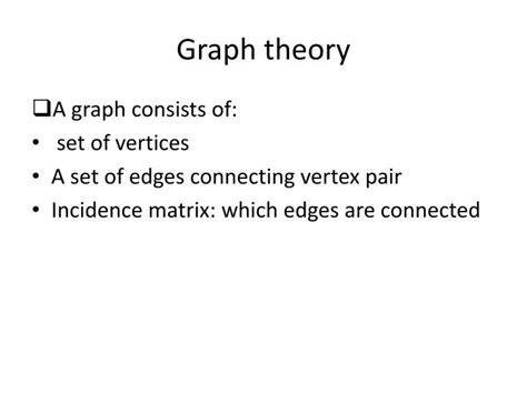 PPT Graph Theory PowerPoint Presentation Free Download ID