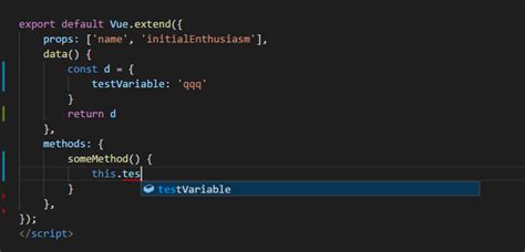 Typescript Doesnt See Variables Initialized Inside Data Return