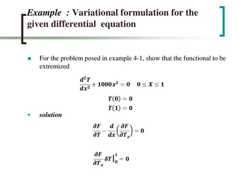 Ppt Variation And Weighted Residual Formulation Powerpoint Presentation Id 2618817