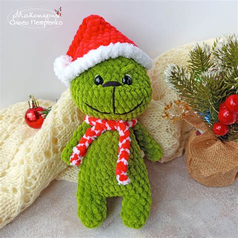 Вязаний Грінч Майстерня Ольги Петренко