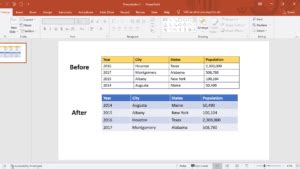 How To Quickly Sort A Table In PowerPoint Vegaslide