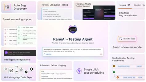 Enterprise Cloud Platform Lambdatest Unveils Ai Test Agent Kaneai For