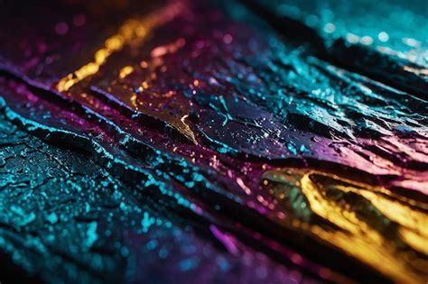 Abstract Metallic Texture Premium Ai Generated Image