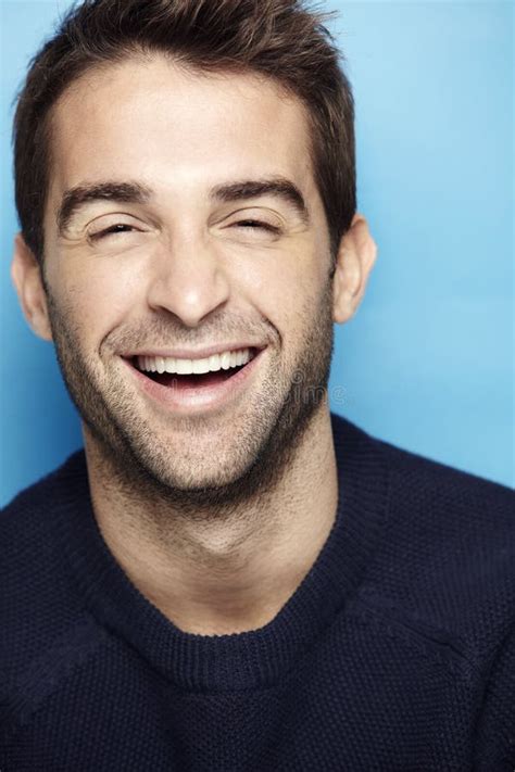 Portrait Of An Attractive Man Stock Photo Image Of Common Happiness