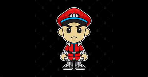 M Bison Chibi Street Fighter Sticker Teepublic