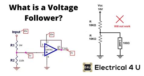 Voltage Follower OP Amplifier What Is It Gain Circuit Diagram Electrical U