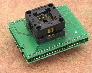 DIL48 TQFP44 ZIF MAXQ 1 Programming Programmer Adapter Socket Converter Package TQFP44 Elnec