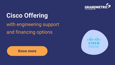 Cisco Systems Offering From Cisco Premier Partner Grandmetric