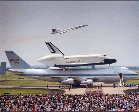Three Icons Of The 20th Century—concorde The Space Shuttle And Its