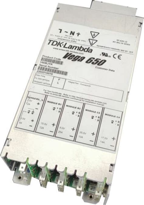 Lambda Vega 450 Power Supply Schematic