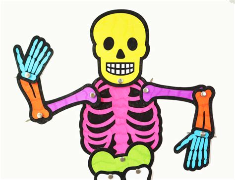 할로윈데이 미술놀이 💀 움직이는 해골 관절 인형 만들기