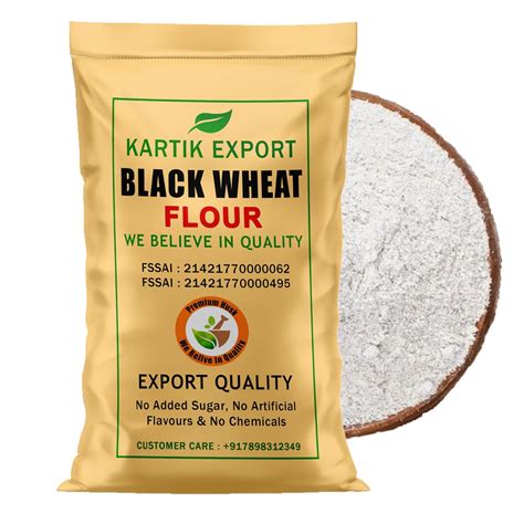 Kartik Export Black Wheat Flour Kala Gehu Atta For Eating And Cooking 10kg Grocery