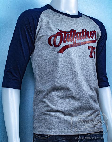 เสื้อแขนสามส่วน เสื้อแขนสามส่วนวินเทจ เสื้อไหล่สโลป เสื้อยืด เสื้อยืดวินเทจ Oldfather 75 Vintage