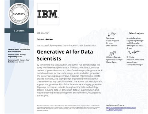 mohamed ahmed on linkedin generativeai ai datascience ibm
