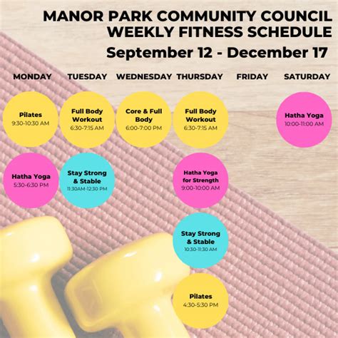 Mpcc Sports And Fitness Programming Manor Park Chronicle