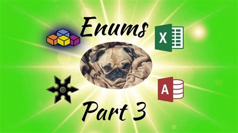 Understanding Vba Code Enumerations Part 3 Youtube