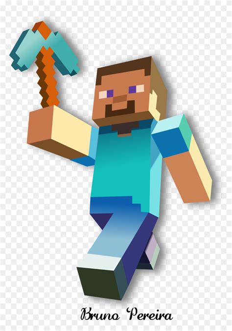 Steve With Diamond Pickaxe Online