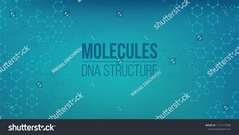 Creative Vector Illustration Molecular Structure Coding Stock Vector Royalty Free 1112117036