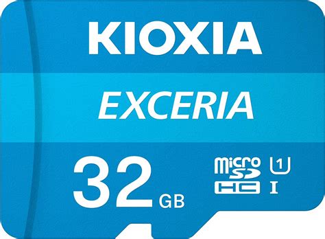 Kioxia 32gb Exceria Microsd Memory Card U1 Class 10 100mbs Max Read