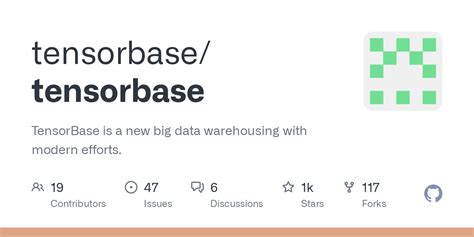 Github Tensorbase Tensorbase Tensorbase Is A New Big Data Warehousing With Modern Efforts
