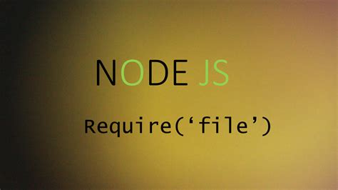 my new article on medium nodejs require behind the scenes