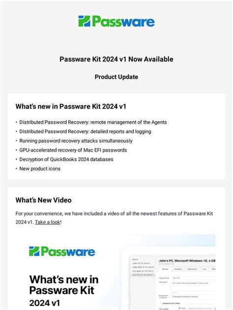 Passware Passware Newsletter 🎄passware Kit 2024 V1 Now Available Milled