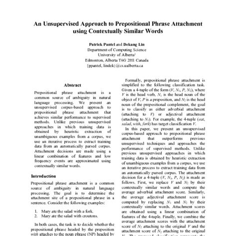 An Unsupervised Approach To Prepositional Phrase Attachment Using Contextually Similar Words
