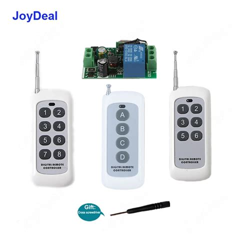 433mhz Universal Wireless Rf Remote Control Switch And Ac 110v 220v 1