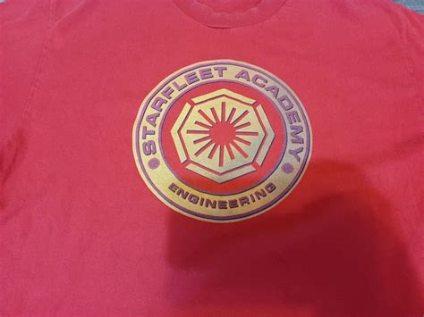 2011 Star Trek Starfleet Academy Engineering Mens Ts Gem