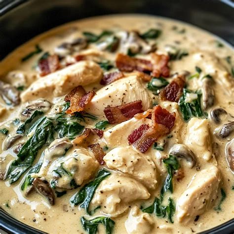 Creamy Chicken Stroganoff