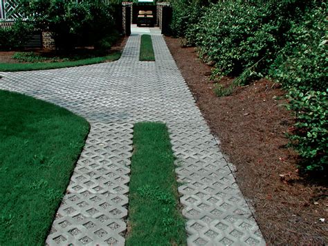 Turf Block Driveway Pavers Turfstone Paver System Turfstone Grid
