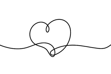 백면으로 흰색에 연속 선 그리기로 추상적 인 마음 기하 도형에 대한 스톡 벡터 아트 및 기타 이미지 기하 도형 낙서 드로잉