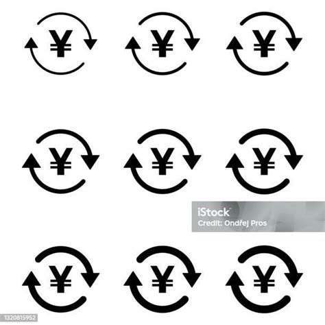 위안 화폐 아이콘 세트 중국 비즈니스 기호 컬렉션 시장 경제 벡터 일러스트레이션 경제에 대한 스톡 벡터 아트 및 기타 이미지 경제 금융 돈벌이 Istock