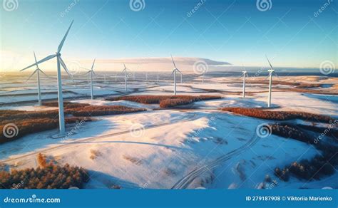 a wind turbine array the concept of renewable resource utilization