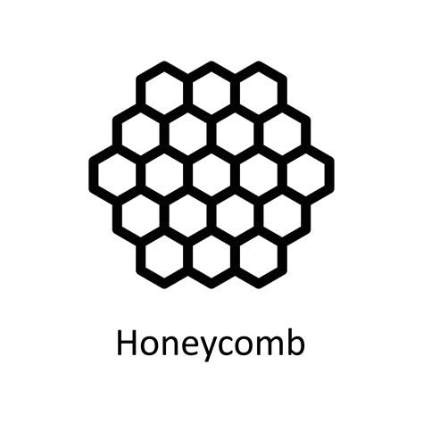 Honeycomb Vector Outline Icons Simple Stock Illustration Stock 21961980 Vector Art At Vecteezy