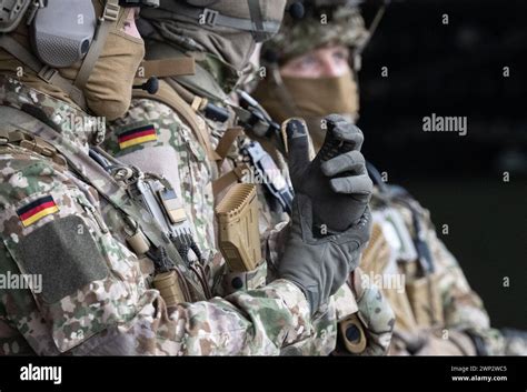 Calw Germany 05th Mar 2024 Members Of The Special Forces Command