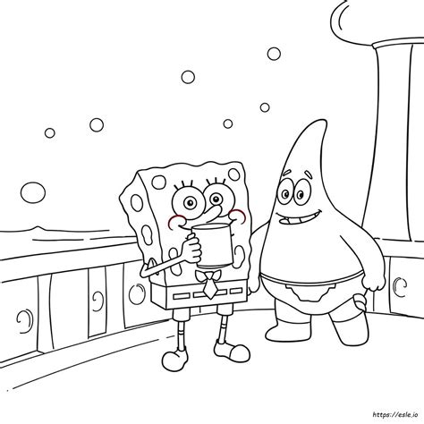 Bob Esponja Para Colorear