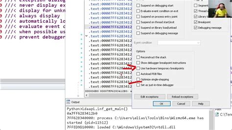 Idapython Writing A Debugger Loop And Single Stepping Youtube