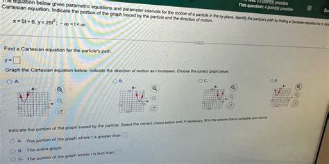 [answered] Equation Below Gives Parametric Equations And Parameter Kunduz