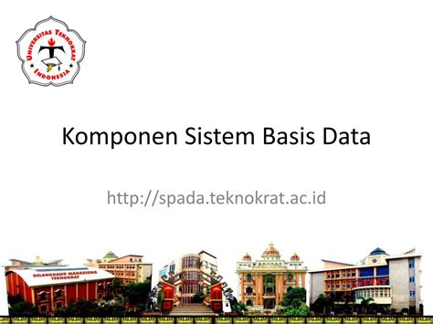 Komponen Sistem Database Ppt
