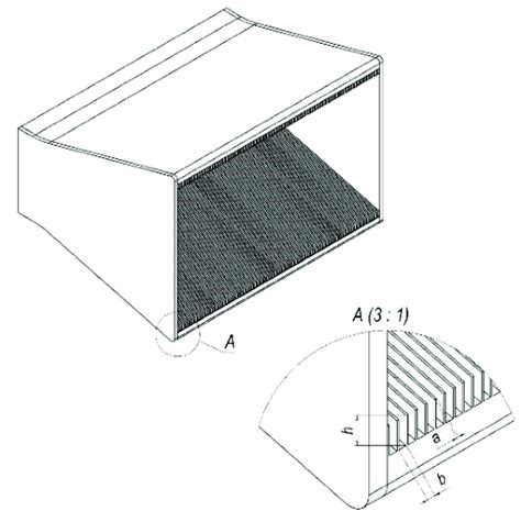 Flat Diffuser With Ribbed Surfaces Download Scientific Diagram
