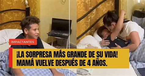 Madre Cubana Sorprende A Su Hijo En Su Cumpleaños