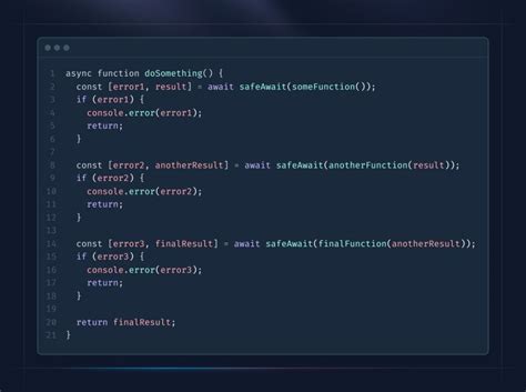 Shaban Eissa On Linkedin 🚀 Cleaner Javascript Promises With Safe Await Working With Javascript