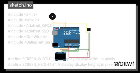 Sensor Suhu Ds18b20 Dengan Output Display Oled Copy 2 Wokwi Esp32