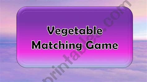 ESL English PowerPoints Matching Game
