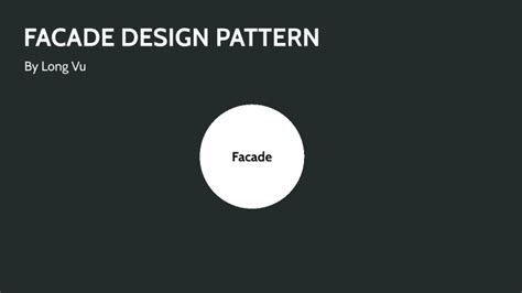 Facade Design Pattern By Long Vu On Prezi