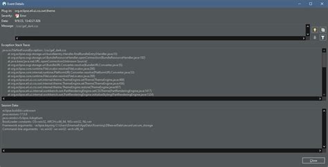 Log Errorinvalid Preference Category Path Orgeclipsedebugui