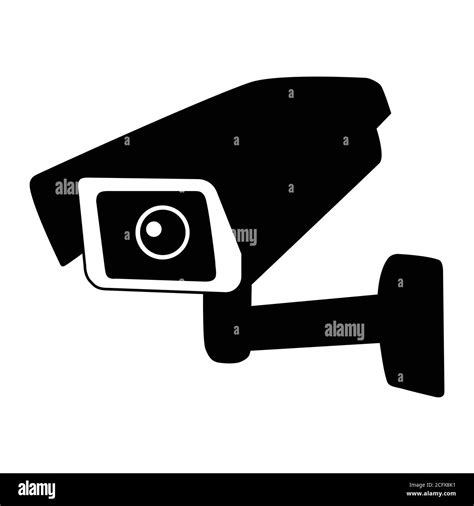 Surveillance Camera Vector Icon Surveillance Monitors Camera Cctv