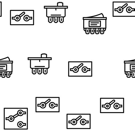 Switch Electricity Accessory Vector Seamless Pattern Vector Art At Vecteezy