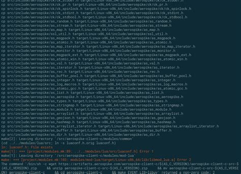 Dockerfile Alpine Not Working · Issue 332 · Aerospikeaerospike Client